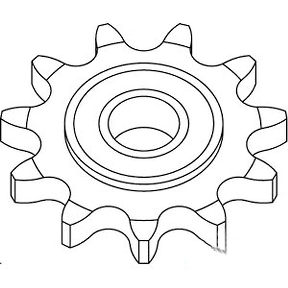 One New Idler Pickup Sprocket Fits Toro 330, 410, 435, 446, 447, 448, 456, 457, 458, 458S, 466, 467, 468, 468S, 510, 540, 545, 547, 550, 557 Models Interchangeable with AE13630, AE13630-A, AFH2