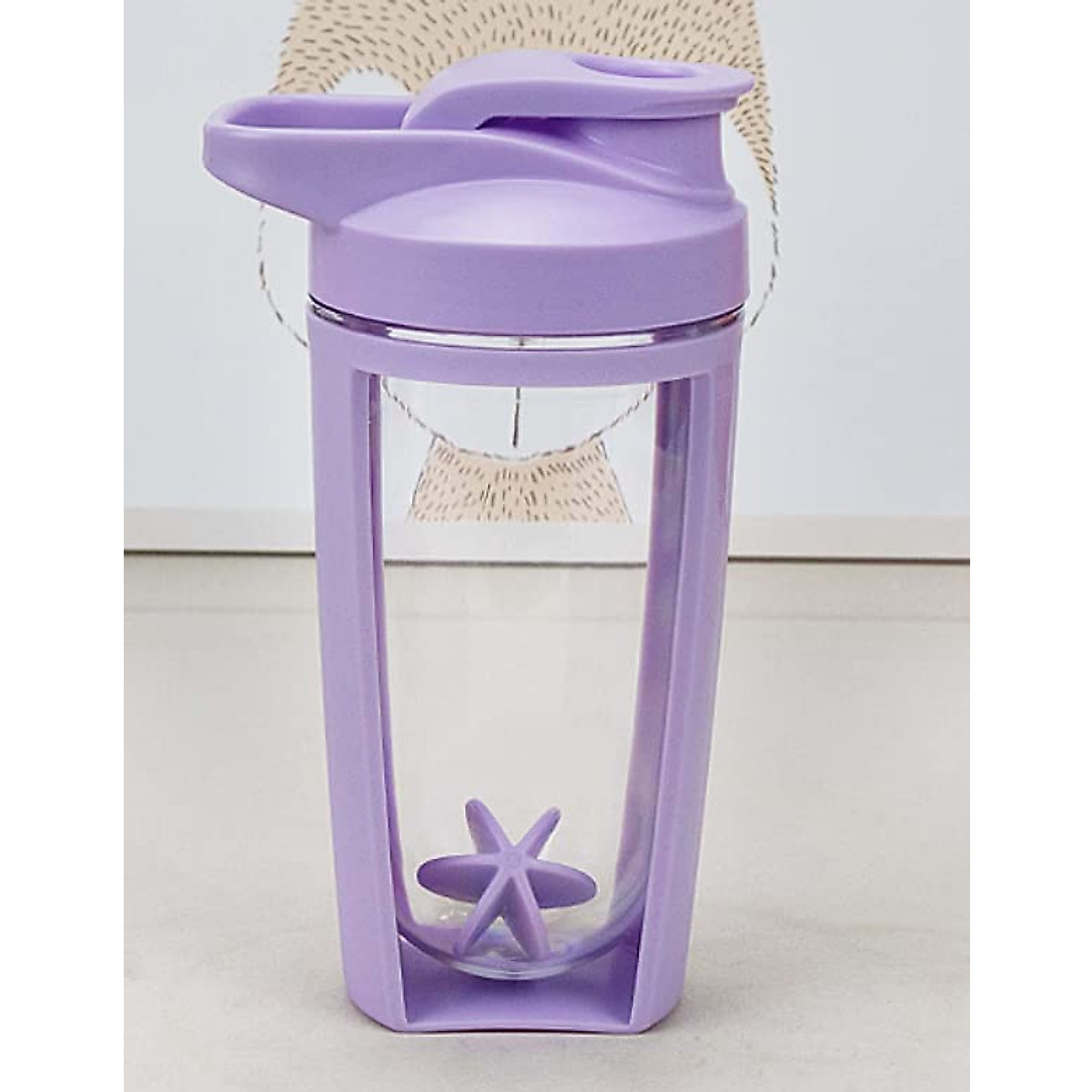 600ml BPA Free Protein Shaker Bottle (pink)