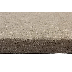 Kiyeocca Custom Seat Cushion Covers Indoor, Made to Measure Bench Cushion Cover, Bench Seat Cover Indoor, Patio Furniture Sofa Cover Replacement/ Refurbishment