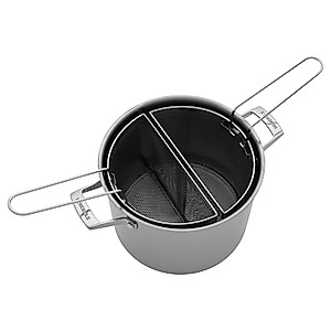 HENCKELS Pasta Pot with Lid and Strainers, 8.5-qt, Stainless Steel