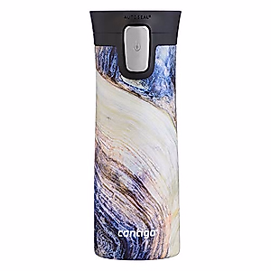 Contigo Pinnacle Vacuum-Insulated Stainless Steel Travel Mug with Spill-Proof Lid, Reusable Coffee Cup or Water Bottle with Leak-Proof Lid, Keeps Drinks Hot or Cold for Hours, 14oz Twilight Shell
