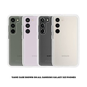 Pelican Voyager - Samsung Galaxy S23 Case [6.1"] [18FT MIL-STD Drop Protection] [Wireless Charging] Phone Case for Samsung Galaxy S23 w/Belt Clip Holster Phone Stand - Anti Yellowing - Clear