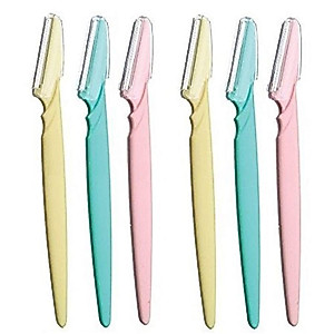 Maigk Lot Sale Wholesale Women Face & Eyebrow Hair Removal Safety Razor Trimmer Shaper Shaver (72 Pack)