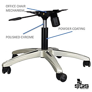 SGS-Office Chair Cylinder Replacement Parts-6 Inches-Tall Person-Gas Lift with Standard Diameters-Hydraulic Pneumatic Piston Can Be Used for Desk Chairs, Executive, Computer Chairs