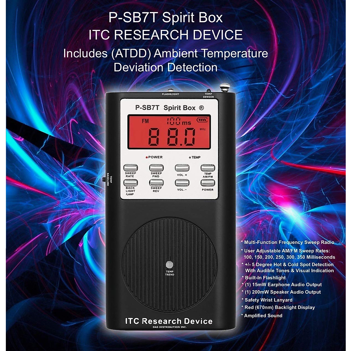 Spirit Box P-SB7 For Ghost Hunting, REV5