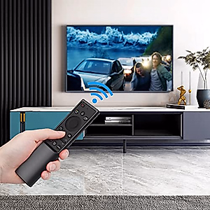 Fintie Protective Case for Samsung Smart Solar Cell Remote Control 2021 BN59-01357 BN59-01363, Light Weight Kids-Friendly Anti Slip Shock Proof Silicone Cover, Black