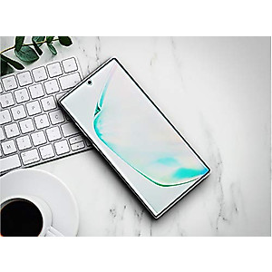 XClear 3 Pack Screen Protector Designed for Galaxy Note 10 (2019) [Case Friendly] TPU Film Anti-Scratch HD Protector Compatible with Samsung Galaxy Note10 - Pack of 3