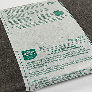 Pellon 911FF Fusible Featherweight Interfacing 20in x 10 Yard Bolt Charcoal