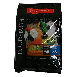 RoudyBush High Energy Breeder Bird Food, Crumble, 25-Pound