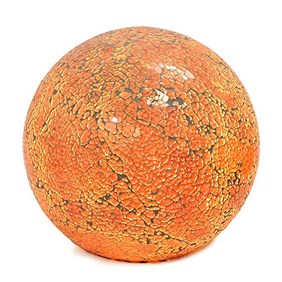 Simple Designs LT3302-CHA 1 Light Mosaic Stone Ball Table Lamp, Champagne