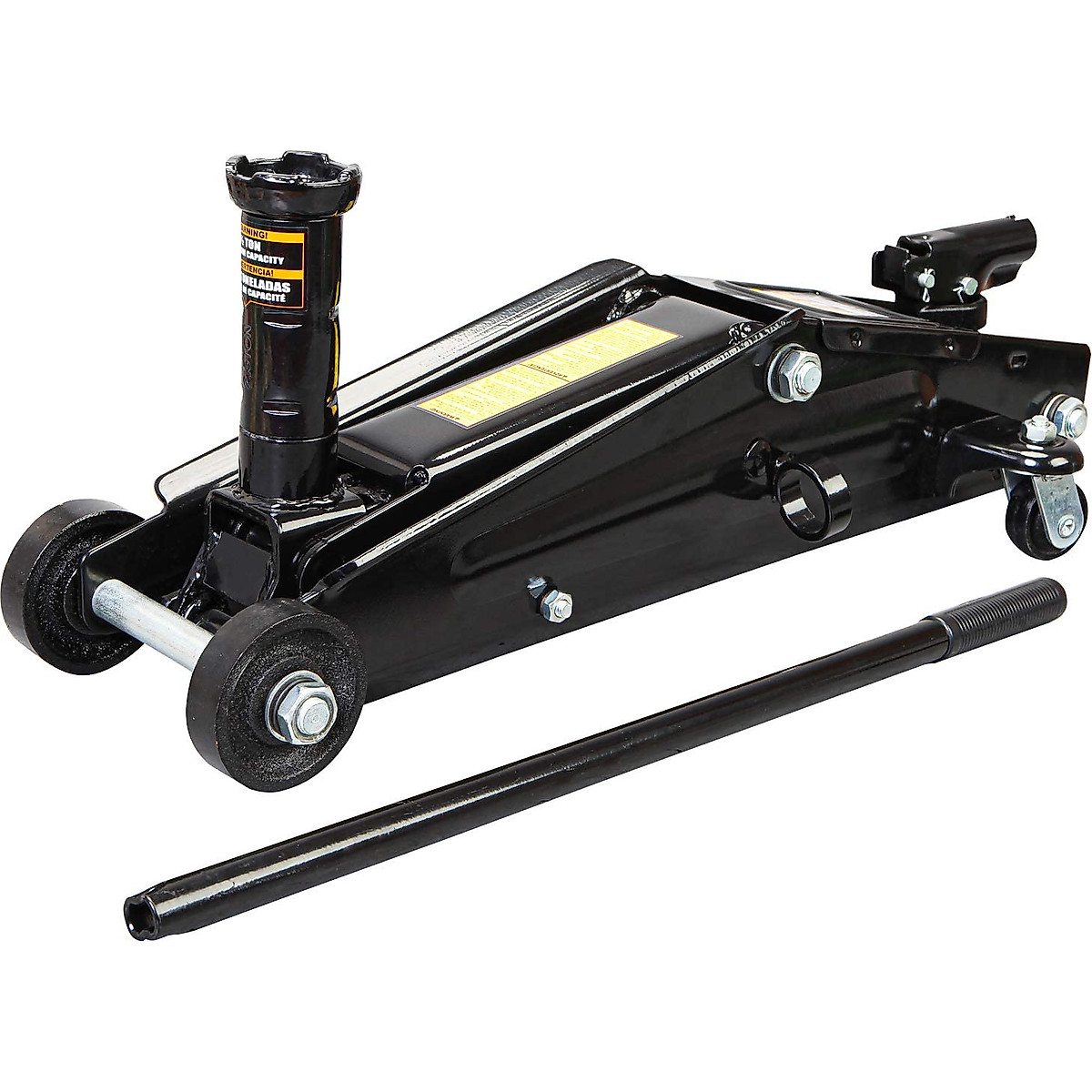 Torin T83006W Blackjack Hydraulic Trolley Service/Floor Jack (Fits: SUVs and Extended Height Trucks): 3 Ton (6,000 lb) Capacity, Black