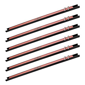 ABN Magnetic Tool Strip Set – 18 Inch Magnetic Tool Bar Garage Organizer Tool Storage Rack, 6 Pack Large Magnet Bars