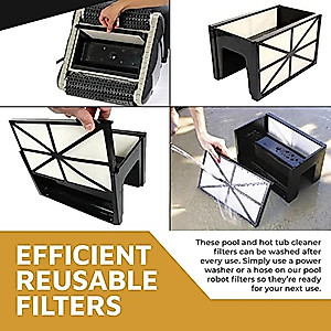 Replacement Robotic Pool Cleaner Filter Cartridges - 2 Piece RCX70101PAK2