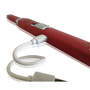 Thunder Bolt Pro Electronic USB Lighter Rechargeable, Double Arc Spark Safe to Use on Gas BBQs, BBQ Firelighters, Gas Stove, Candles, Camping Fires, Paper, 100s of Times w/o Charge, Guaranteed (Red)