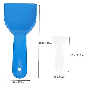 6 Pcs deicing Shovel Mini fridg Mini Portable Fridge car Tools Refrigerator Mini Fridge ice Scraper defroster Ice Removal Scoop ice Shovel ice Scoop Windshield Window Scraper pp