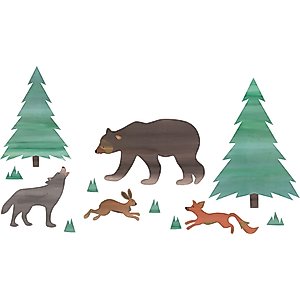 Wall Pops DWPK2705 Call of The Wild Wall Decal, Multi-Color