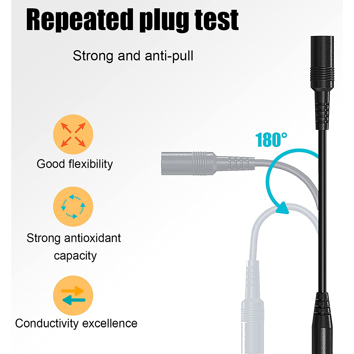 AZOR 9V Pedal Power Supply Adapter with 5 Way Daisy Chain Cables Fit for 9V DC 1A (1000mA) Negative Tip Guitar Effect Pedal