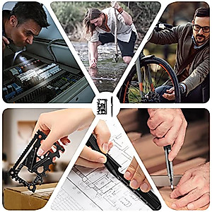SUPOLOGY Multitool Gifts for Men Dad Husband Boyfriend Father Him, Camping Multitool Hatchet Hammer Pen Survival Multi Tool Card Axe Pliers Saw Screwdriver, Multipurpose Tool for Home Outdoor Hiking