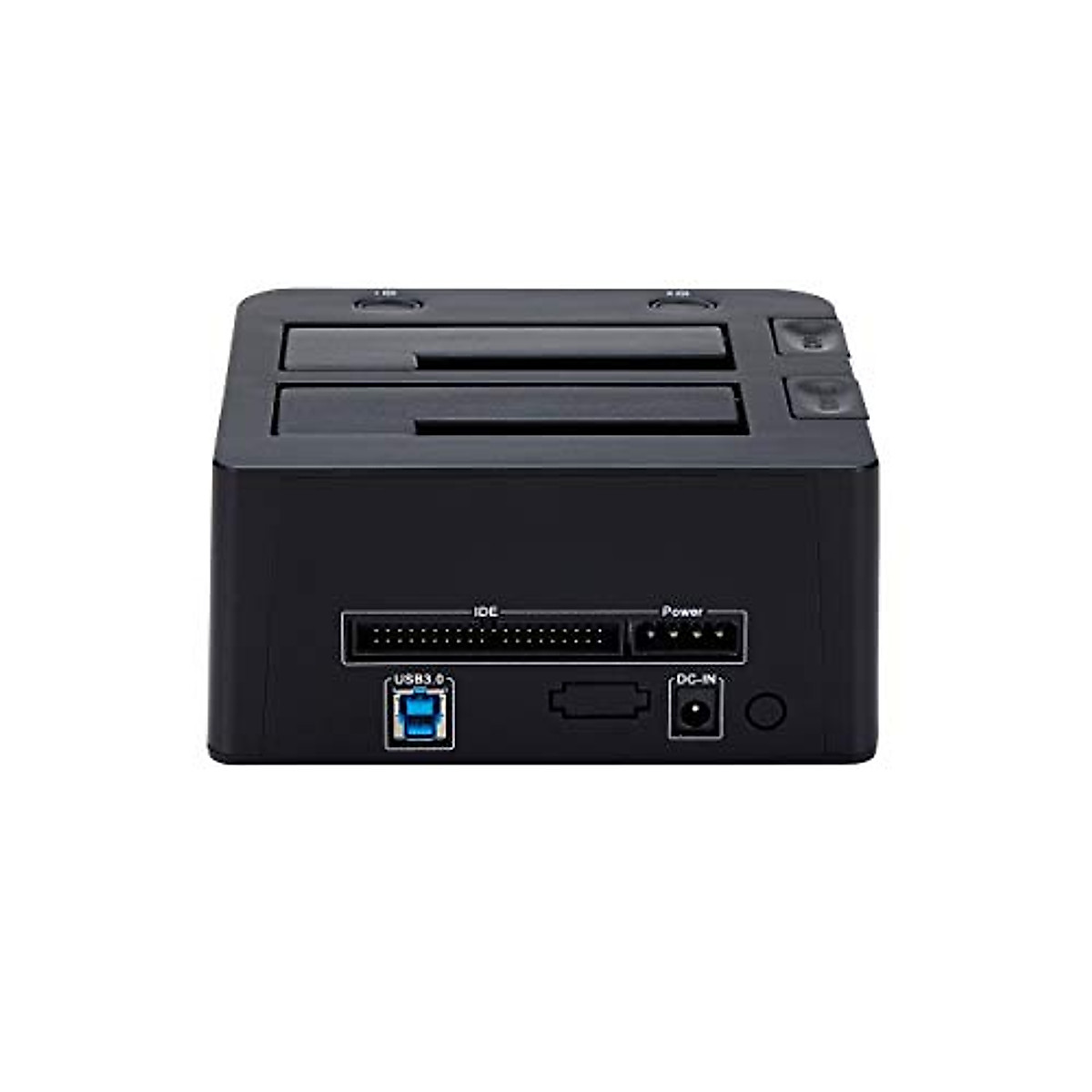 StarTech.com Dual-Bay USB 3.0 to SATA and IDE Hard Drive Docking Station, USB Hard Drive Dock, External 2.5/3.5" SATA III/IDE, SSD/HDD Docking Station, Hot-Swap Drive Bays, Top-Loading (UNIDOCKU33)
