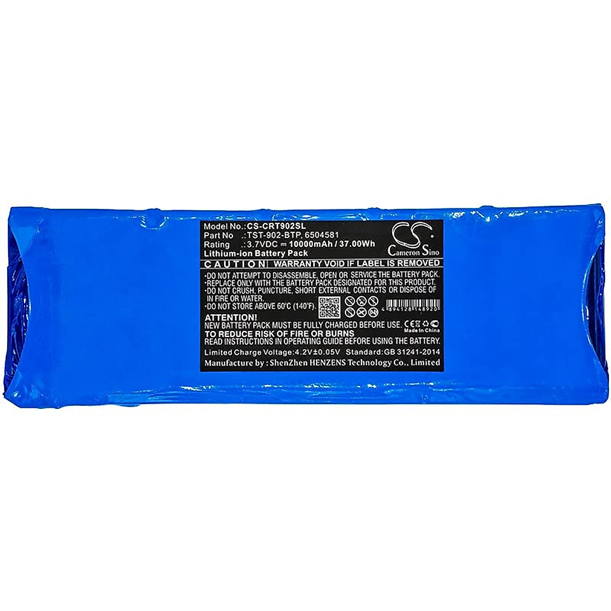 VI VINTRONS Battery for Crestron TST-902, 6504581, BL1880F6835661S5PG9T, TST-902-BTP,