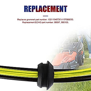 YOFMOO Fuel Gas Tank Grommet kit with Fuel Line Filter Primer Bulb for Echo Blower String Trimmer PAS225 PE201 PE310 PB200 PPF210 HC150 HC151 HCA266 SHC210 SHC211 SHC212 SRM211 SRM225 SRM230 SRM231