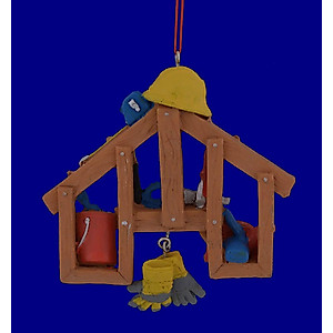 Kurt Adler Construction Tools Resin Xmas Ornament