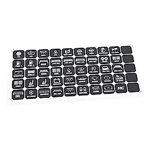 Rough Country 8-Gang Universal Multiple Light Controller - 70970 , Black