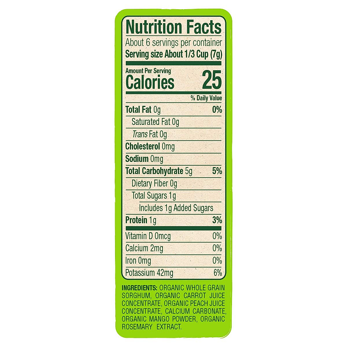 Sprout Organic Baby Food, Stage 2 Snacks, Carrot Mango and Apple Kale Plant Power Baby Puffs Variety Pack, 1.5 Oz Canister (6 Count)