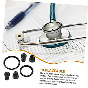 SOESFOUFU 1 Set Accessory Set Covers Accessories Replacement Ear Tips Earpieces for Earbuds Medical Parts Black
