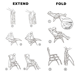 Colegence XL Oversized Zero Gravity Chair, Fully Padded Adjustable Anti Gravity Reclining Lounge Chairs with Cup Holder Folding Recliner for Beach,Camping,Lawn,Patio,Outdoor, Support 300 LBS（Blue）