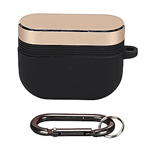 Earbuds Case with Keychain, Full Protective Silicone Earphone Case Cover Durable Scratch Proof Earbud Case Holder with Carabiner for iOS Earbuds (#2)