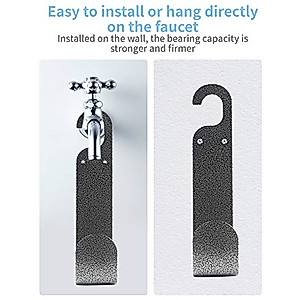 GARTOL Garden Hose Holder Wall Mount Water Hose Holder, 13.4-inch Length Heavy Duty Faucet Hose Hook with Screws, and Expansion Bolt