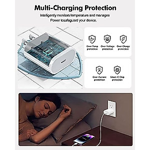 iPhone 15 Pro/15 Pro Max Charger, 35W USB C Charger Block with 10ft USB-C to C Fast Charing Cable for iPhone 15/15 Pro/15 Pro Max/15 Plus, iPad Pro 12.9/11, iPad Air 5/4, iPad 10