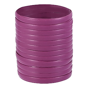 PATIKIL Wicker Repair Kit, Flat Synthetic Plastic Rattan Weaving Material for Garden Furniture Chair Table Sofa Storage Basket 0.55 LB, Pink