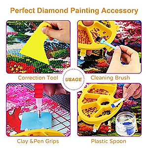 Palette Diamond Painting Tray Kits Trays Diamond Painting Organizer, Diamond Accessories & Tools for Glitter Rhinestones/5D Diamond Embroidery/Bead Storage/DIY Art