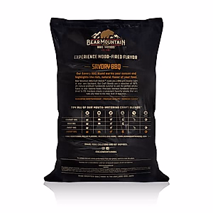 BEAR MOUNTAIN Premium BBQ WOODS Craft Blend Savory BBQ, 20 Pound Bag