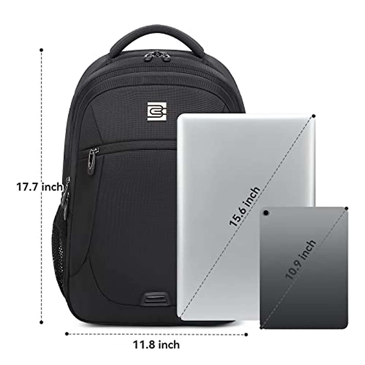 BOUYOTA Business Backpack, Travel Laptop Backpack, Travel Laptop Backpack 15.6 Inch with USB Charging Port, Anti Theft Business Laptop Backpack, Travel Laptop Backpack Professional, Laptop Backpack