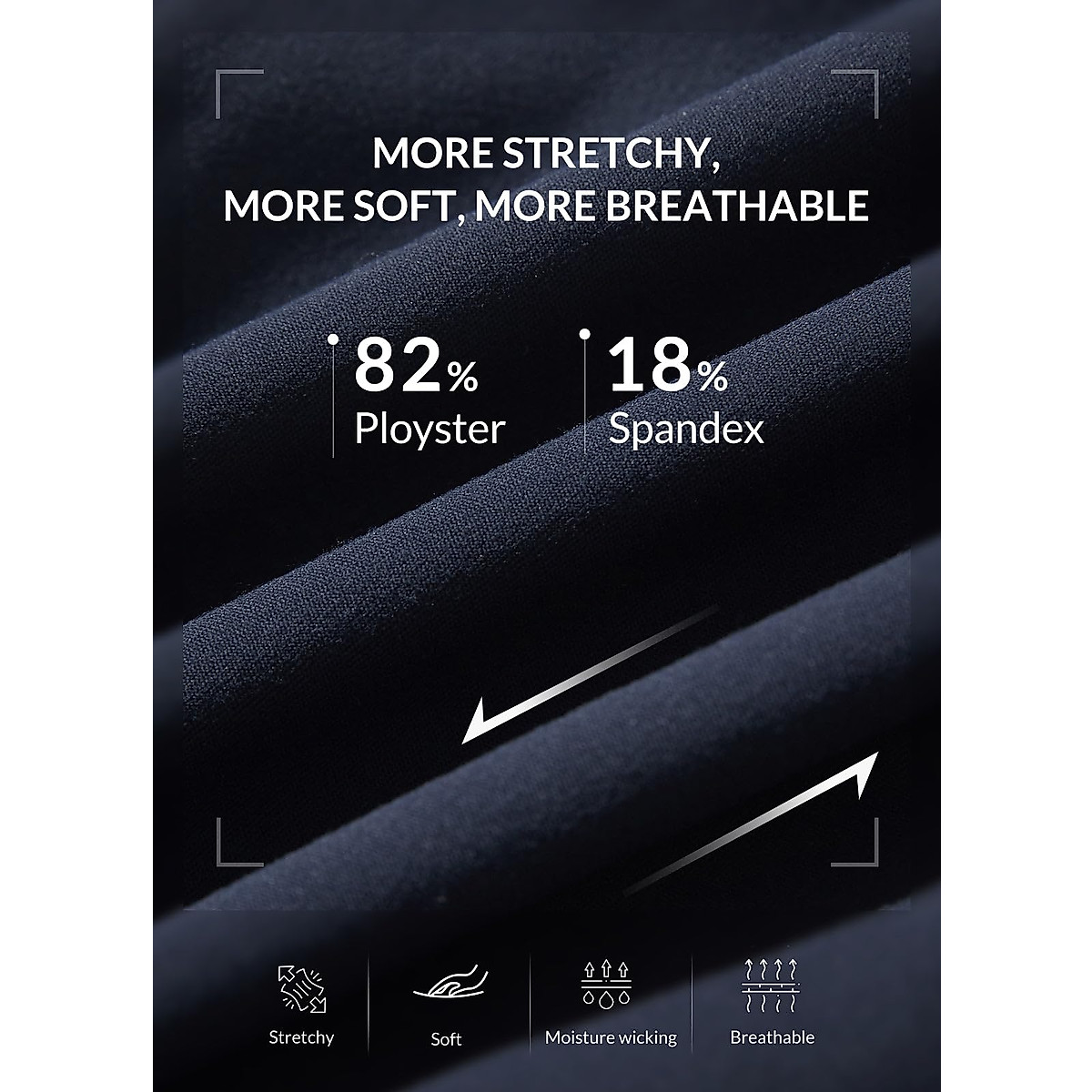 BALEAF Women's Knee Length Leggings High Waisted Plus Size Yoga Workout Exercise Capris for Casual Summer with Pockets Navy Blue L