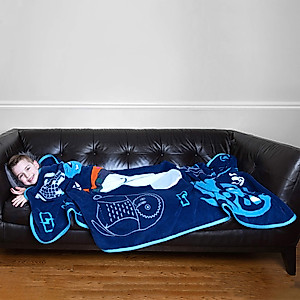 Franco Kids Bedding Soft Plush Micro Raschel Throw, 46 in x 60 in, Ron's Gone Wrong