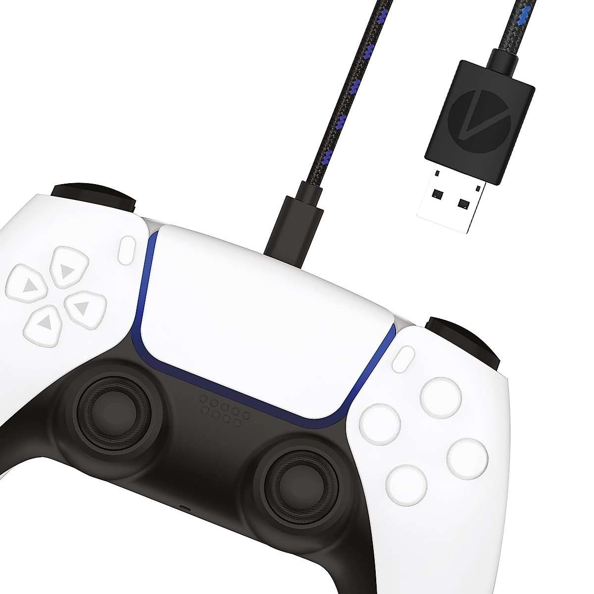 3M Twin Premium Braided Play & Charge Cables for PS5