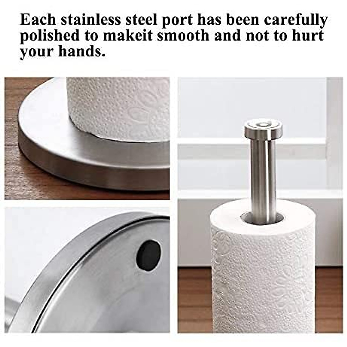 Kitchen Paper Roll Holder Paper Towel Rack Dining Table Kitchen Paper Roll Holder Vertical Paper Towel Storage Rack