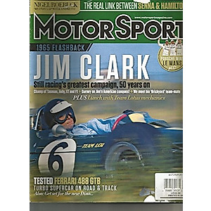 MOTORSPORT MAGAZINE, AUGUST, 2015 VOL.91, NO.8 (JIM CLARK) ~