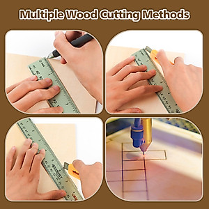 Adrattnay Basswood Sheets 1/8 x 12 x 12 inch - 3mm Basswood Sheets Plywood Sheets Laser Wood, 24Pcs Square Unfinished Wood Board for DIY Crafts, Laser Cutting, Wood Burning, Painting, Model Carving