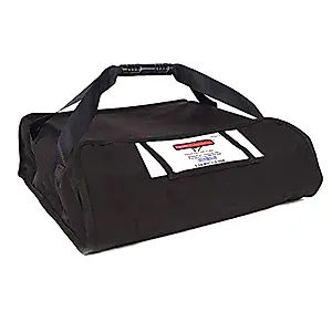RediHEAT Heated Pizza Delivery System, 18" 2-Pie Bag, Black