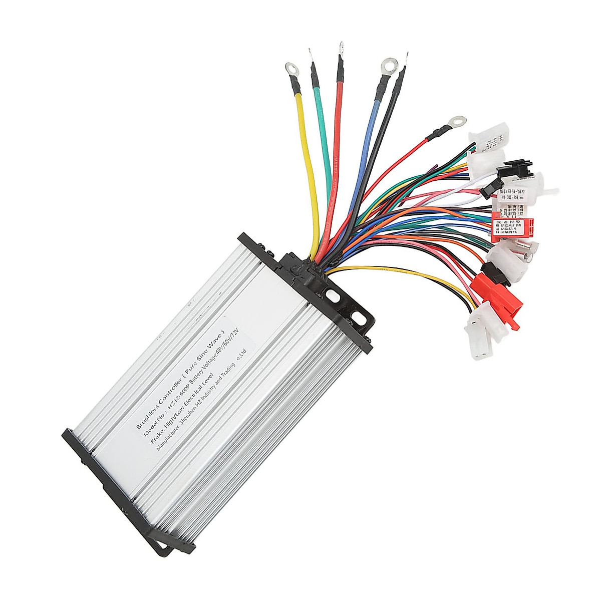 VBESTLIFE 48V 60V 72V 600W Motor Controller,Brushless Motor Controller Electric Bike Controller Conversion Kit for Electric Electric Tricycles