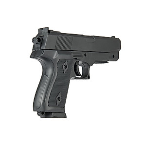 2 Pack of Polymer Spring Operated 7" Inch BB Airsoft Pistol-Intended for Film and Costume use.