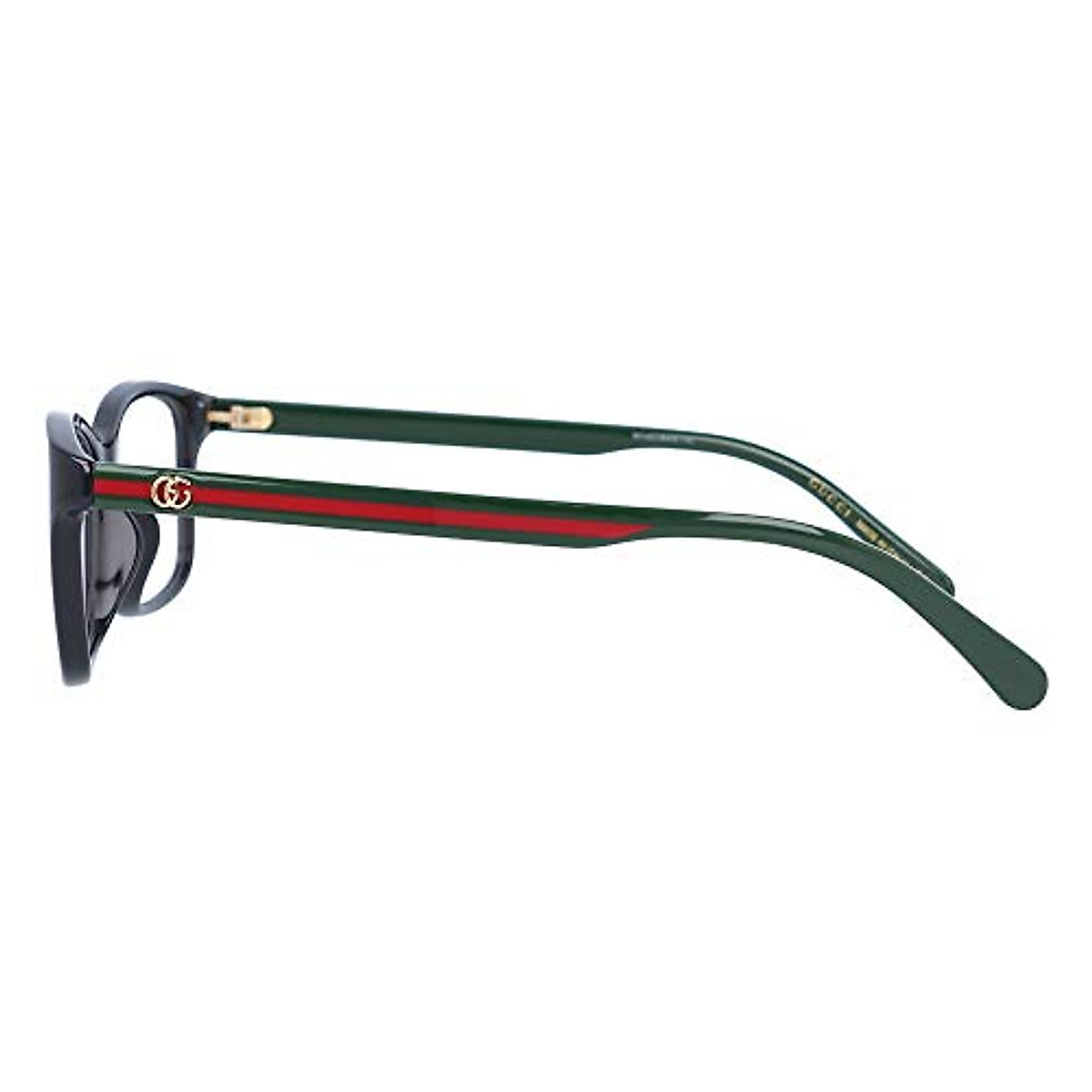 Gucci GG0720OA 006 Eyeglasses Women's Black/Green/Red Optical Frame 54mm