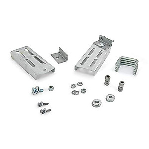 Sturdy Built (2) 10" Galvanized Double U Bolt Swivel Top Bunk Bracket Kit for 2x3 Boat Trailer Crossmember