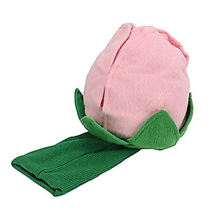 Headcover, Rose Head Cover Plush Flower Headcover Home Decoration for Course