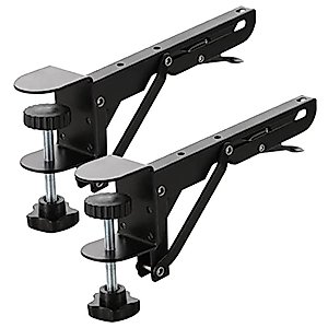 Housoutil 1 Set Foldable Bracket Desk Tray Computer Mount for Desk PC Keyboard Desk Keyboard Tray Keyboard Holder Computer Desk with Keyboard Tray Computer Desk Extender Bracket Fold Extend